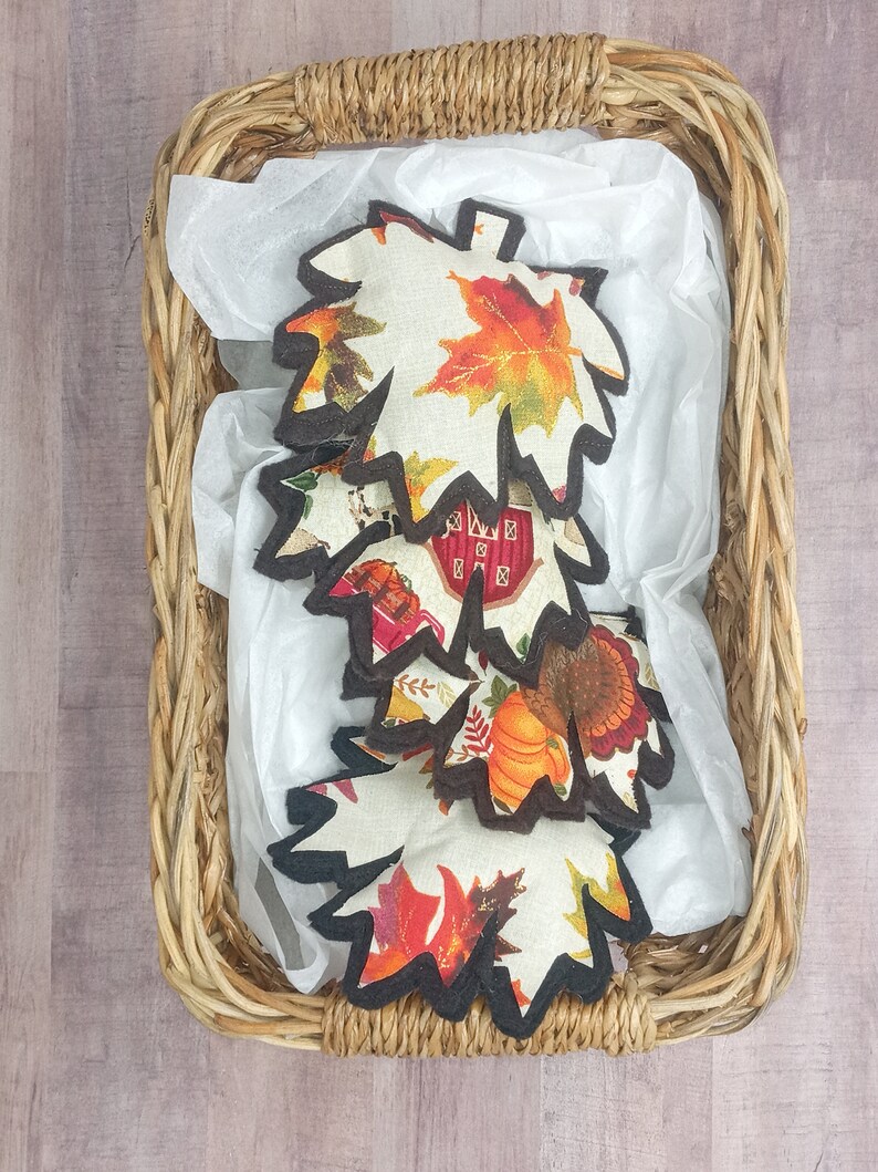 Leaf Stuffies, Set of Four - Etsy