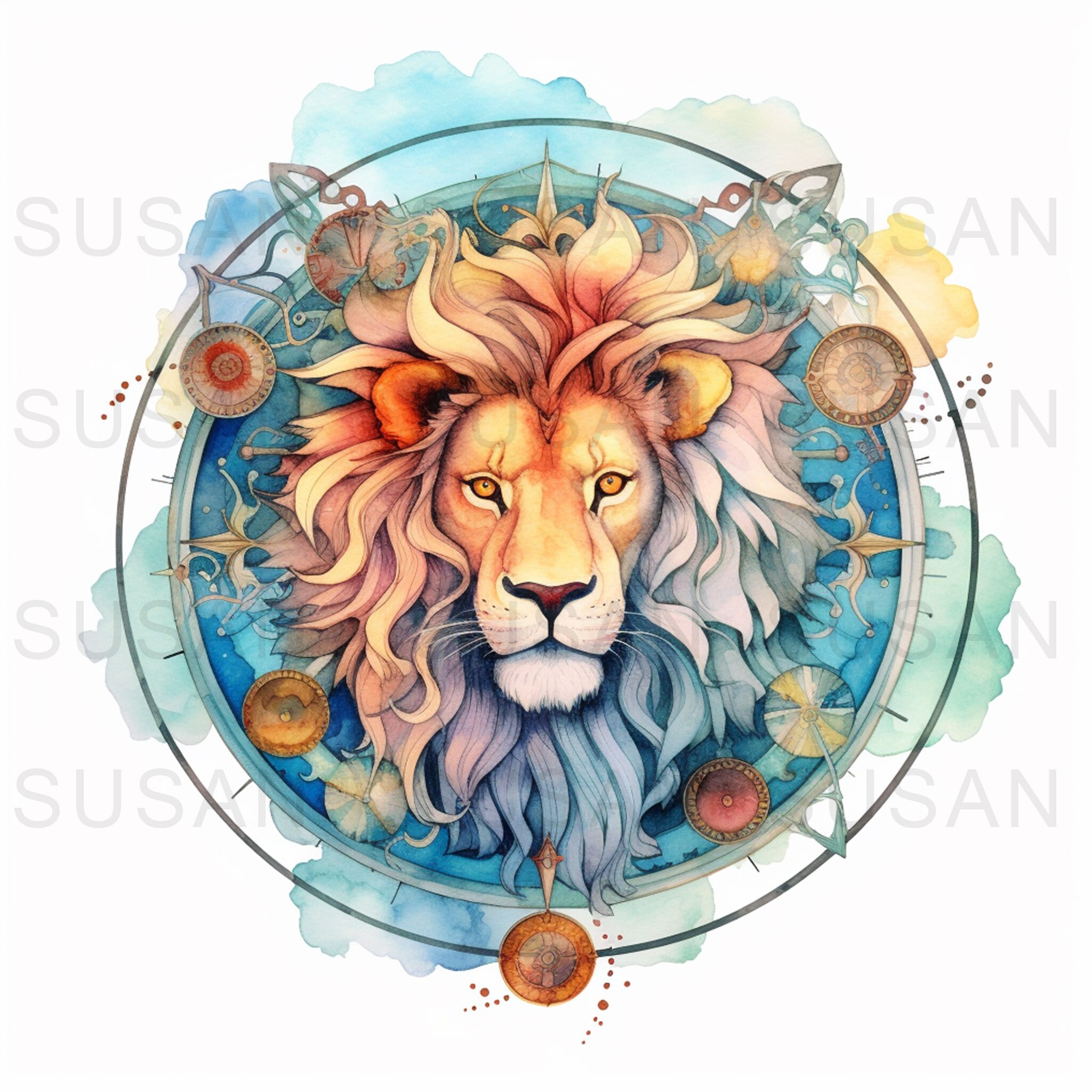 Leo Zodiac PNG Leo PNG JPG Image for Tumblers Mugs - Etsy Australia