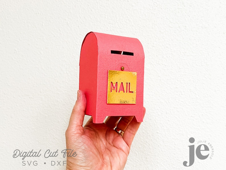 3D Mini Mailbox SVG Cut File Digital Cutting Template for Cricut ...