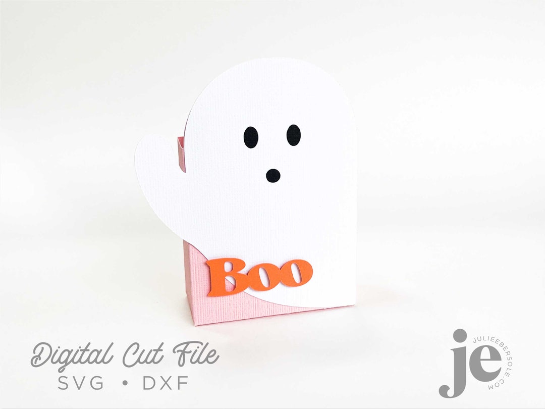 Halloween Ghost Treat Box SVG Cut File | Cricut | Silhouette | Brother ...