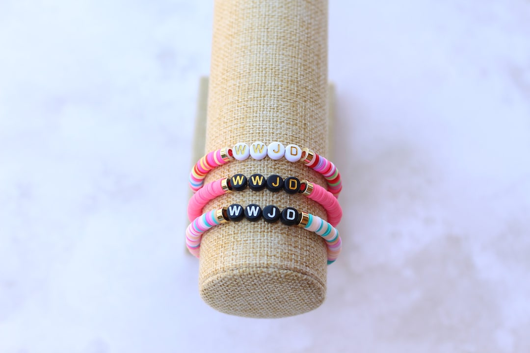 W.W.J.D. Custom Bracelet | What Would Jesus Do | Christian Bracelet ...