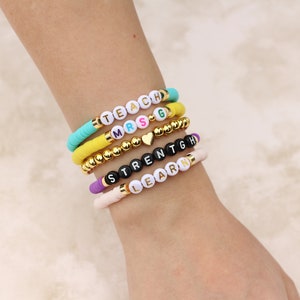 Personalized Bracelet | Teacher Gift | Gift Fort Teacher ...