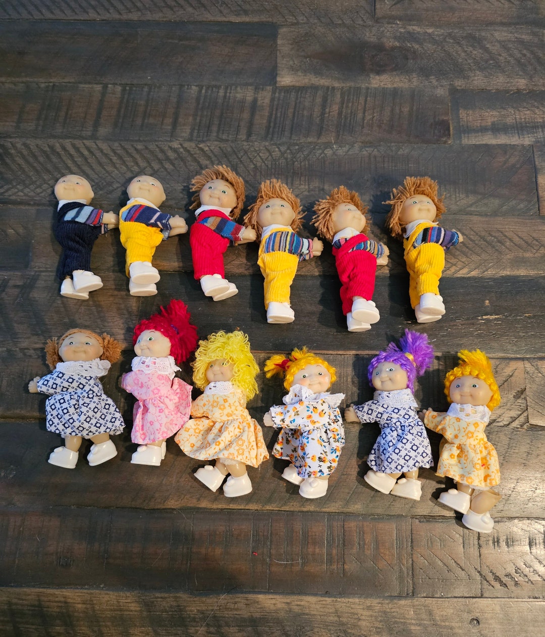 Mini Cabbage Patch Kid Clip Huggers, Pencil Huggers, Clip on Anything 5 Remaining, Sold as Lot ...