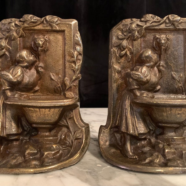 Antique Bookends - Etsy