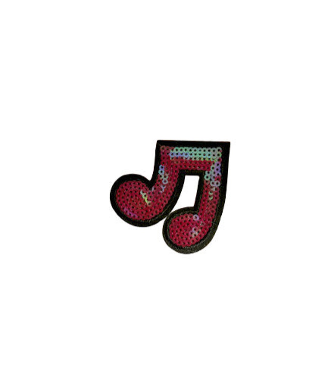 Sequin Pink Music Note Embroidery Iron on Patch - Etsy