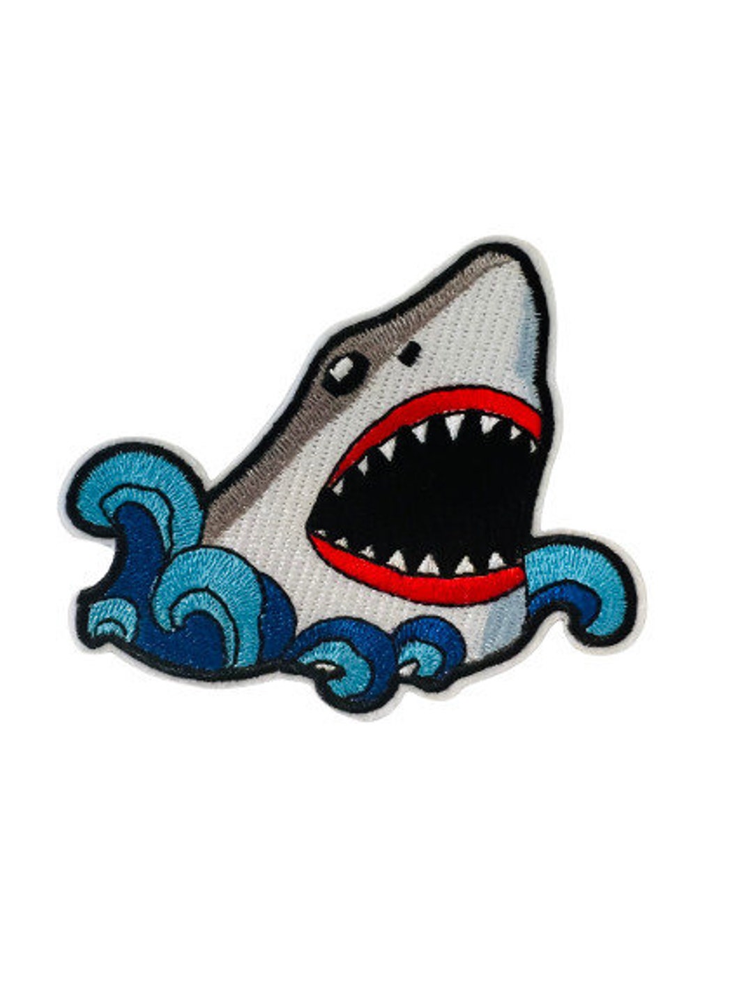 Shark Iron on Patch - Etsy