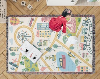 Town Play Rug - Etsy