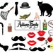 Digital Download Addams Family Photo Booth Props - 28 Props - Etsy