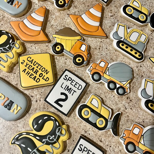 Construction Cookies - Etsy