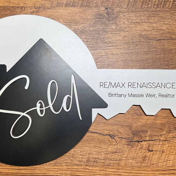 Sold Key Sign - Etsy