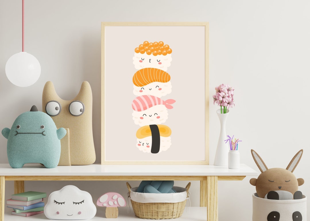Kawaii Art Print,kawaii Printable,kawaii Wall Art,kawaii Wall Decor ...