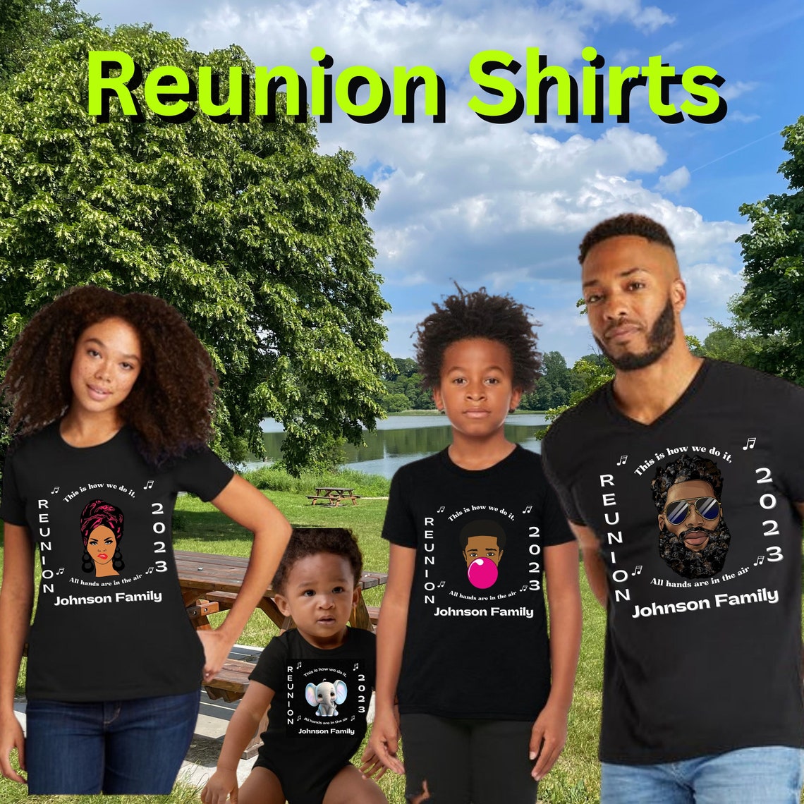 Black Family Reunion,cookout, Black Reunion Shirt, Black Family Shirts ...