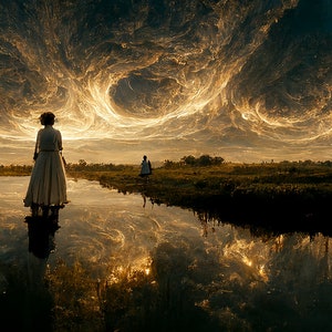Scene From the Terrence Malick Film: "the Beginning of Time" - AI Art ...