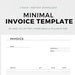 Simple Invoice Template for Small Business, Modern Client Invoice ...