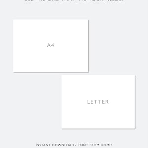 Undated Monthly Calendar Printable Landscape, Minimalist Calendar ...