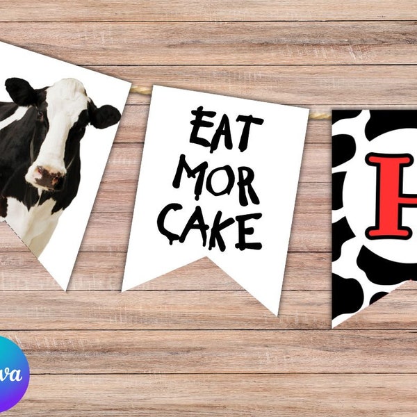 Cow Banner - Etsy
