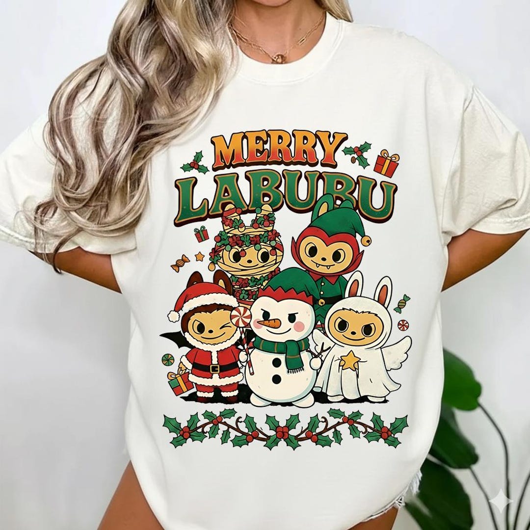 Labubu Christmas PNG | Cute Holiday Clipart Png | Santa Labubu ...