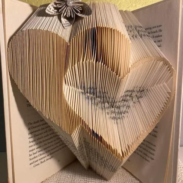 Folded Book Art - Etsy