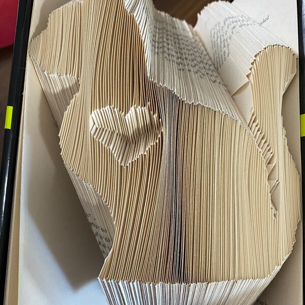 Folded Book Art - Etsy