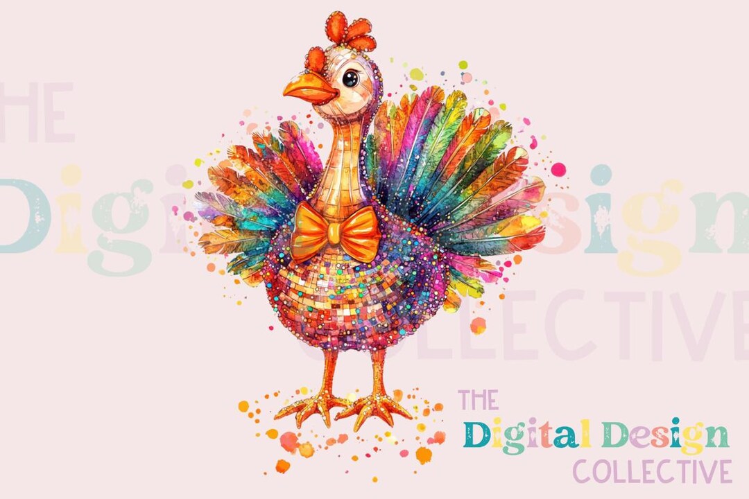 Turkey PNG Glitter Sparkle Sequin PNG Thanksgiving Sweatshirt ...