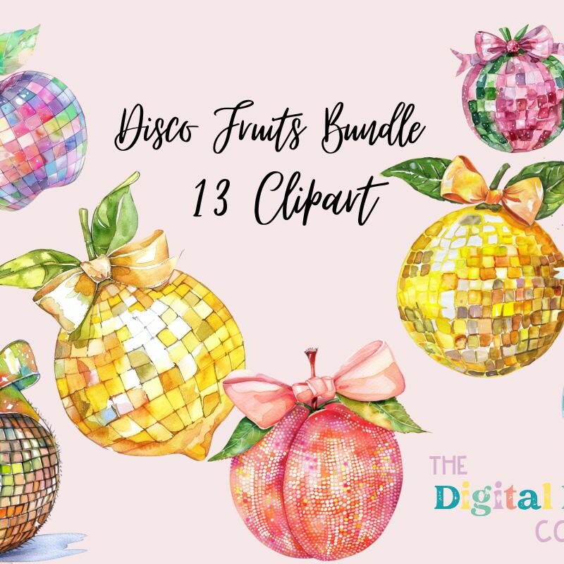 Disco Fruit - Etsy