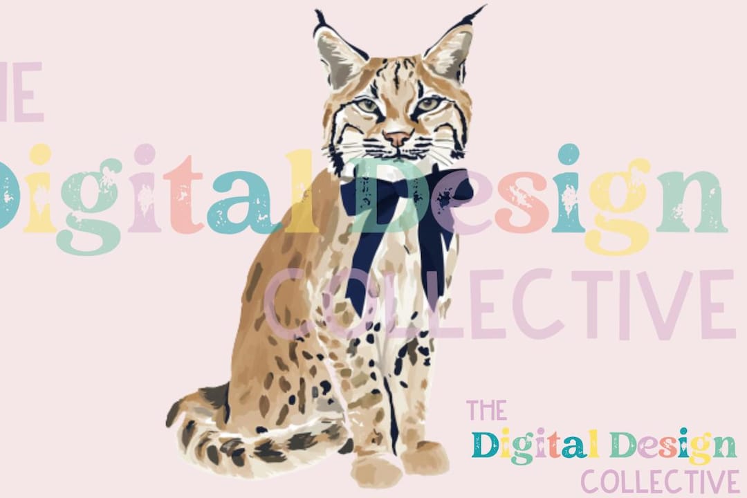 Bobcats Mascot PNG for Sublimation Designs, Stickers, School Spirit ...