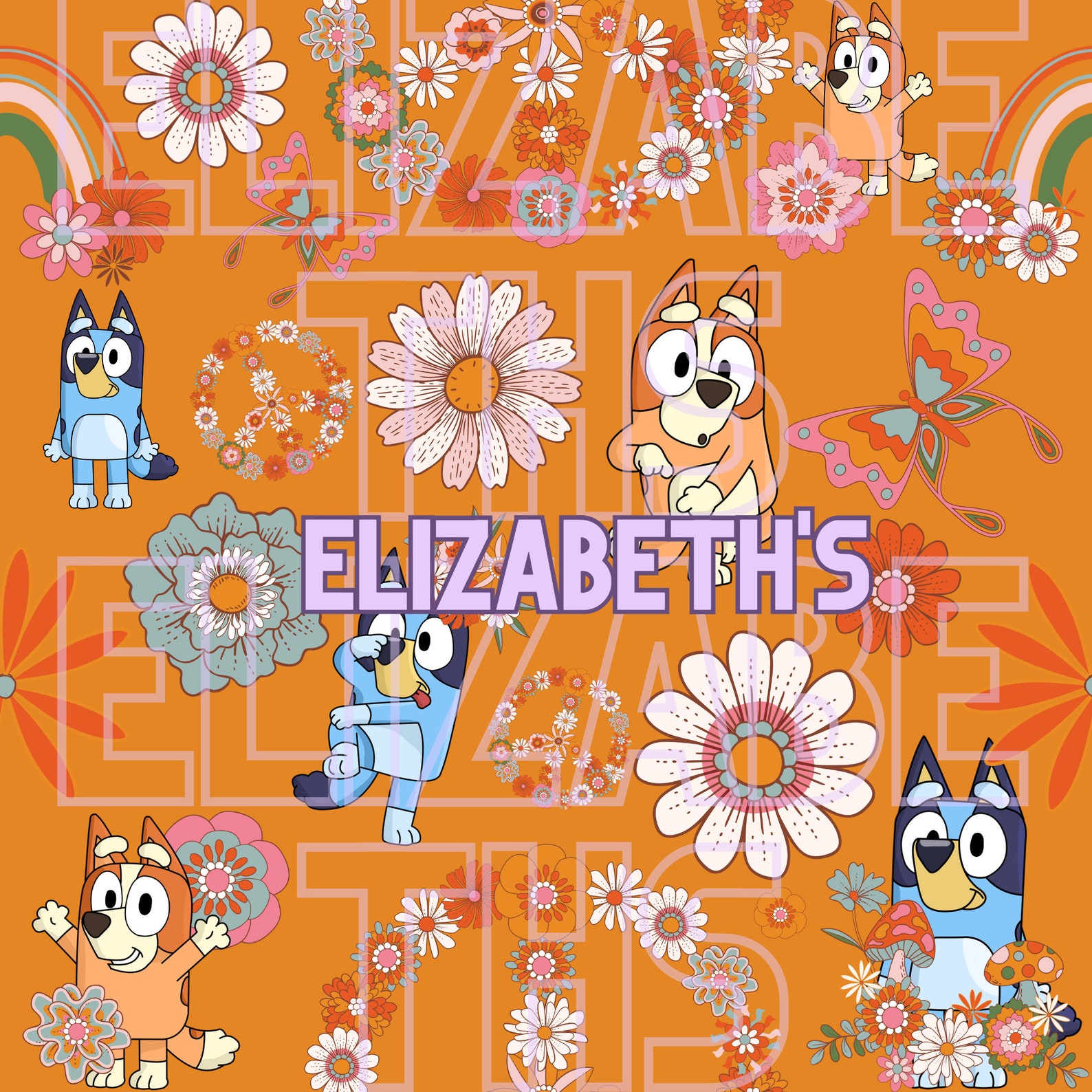 Digital Bluey Bluey Digital Paper Bluey Digital Papers - Etsy Finland