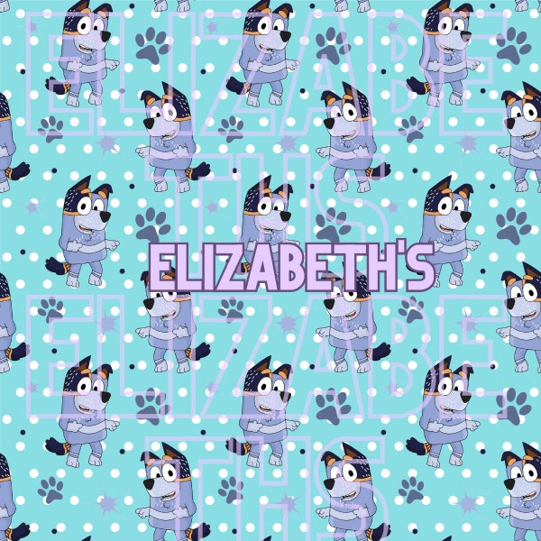 Bluey Scrapbook Paper - Etsy