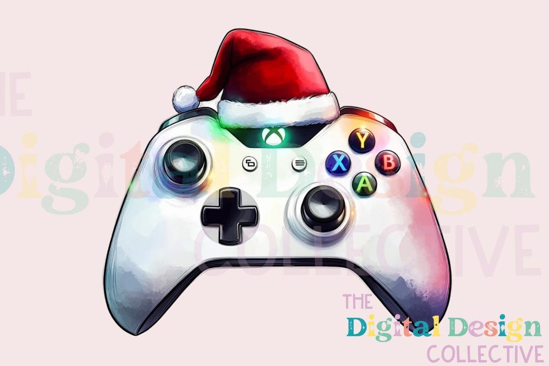 Gamer Christmas PNG Digital Download - Sublimation Design - Christmas ...