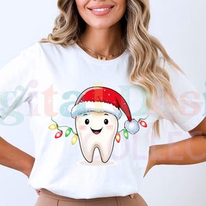 Christmas Teeth Dentist Png Sublimation Design, Christmas Png ...