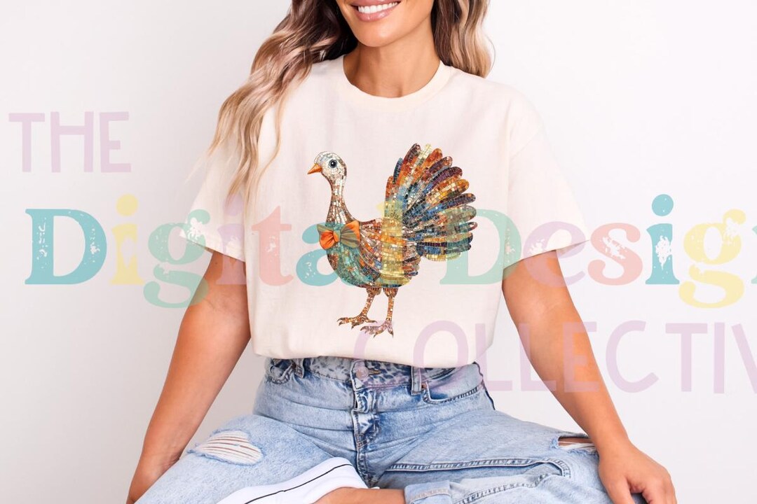 Turkey PNG Glitter Sparkle Sequin PNG Thanksgiving Sweatshirt ...