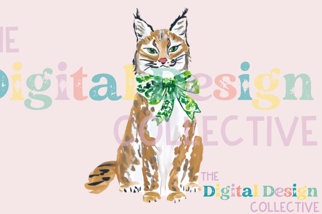 Bobcats Mascot PNG for Sublimation Designs, Stickers, School Spirit ...