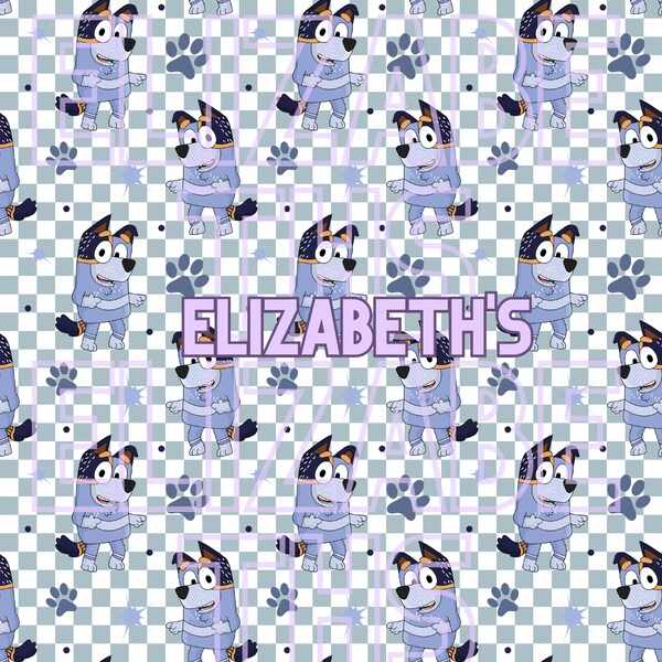 Bluey Digital Papers - Etsy