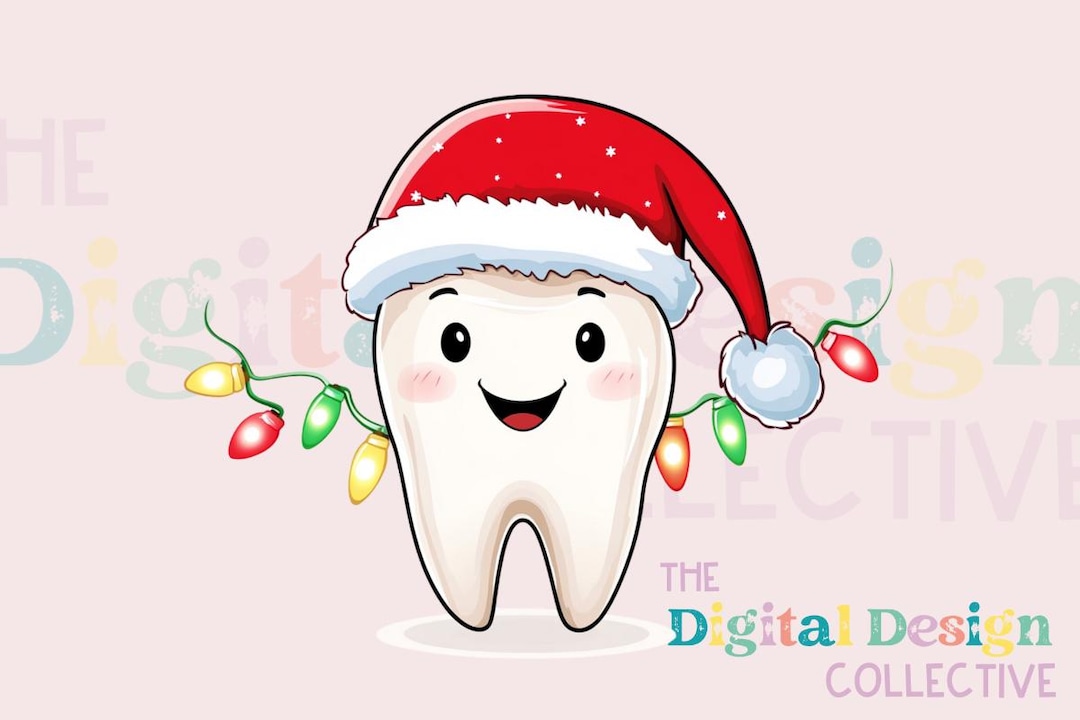 Christmas Teeth Dentist Png Sublimation Design, Christmas Png ...