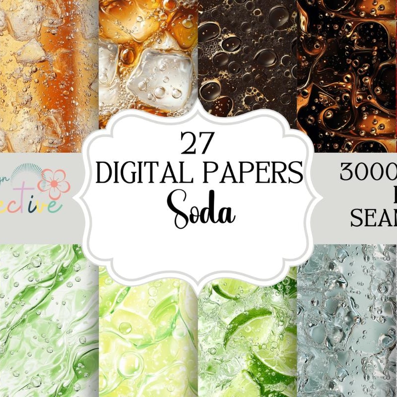 Bubble Digital Paper - Etsy
