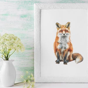 Watercolor Cute Fox Clipart Bundle Instant Download Crafting Materials ...