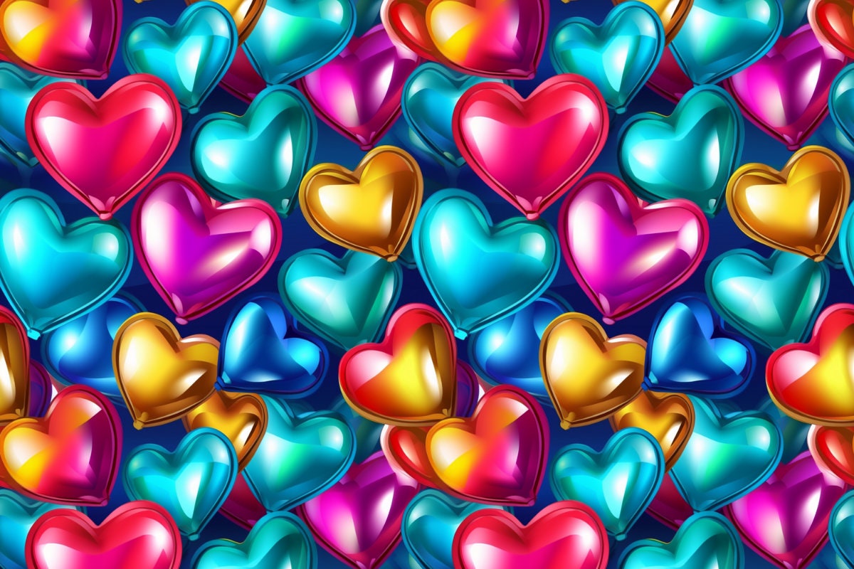 3D Inflated Puff Seamless Pattern Pack, Bubble Puffy Wrap Digital ...