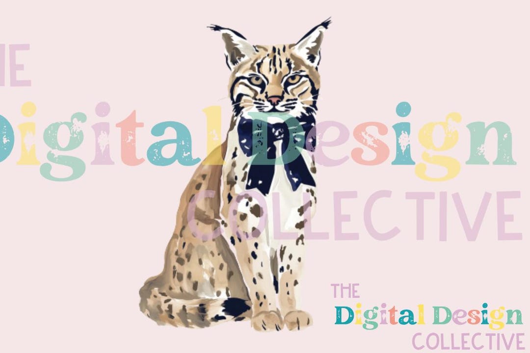 Bobcats Mascot PNG for Sublimation Designs, Stickers, School Spirit ...