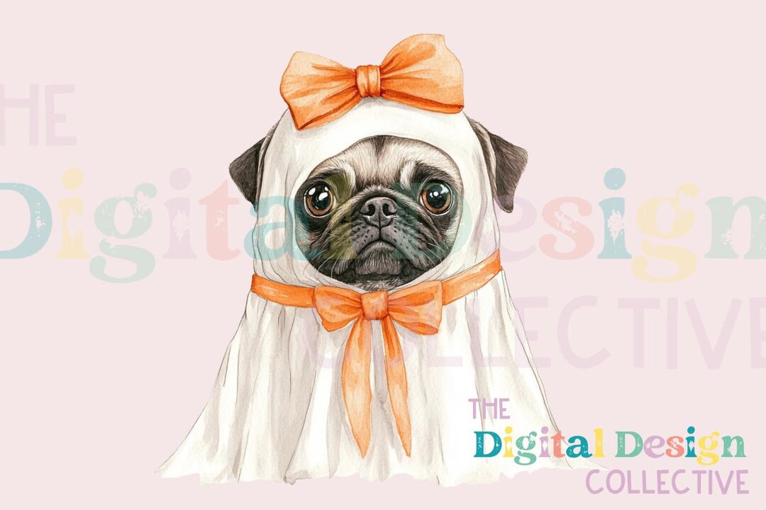 Pug Halloween Png, Pug Halloween, Spooky Halloween Dog Mom Png, Pug Mom ...