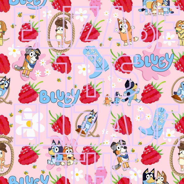 Digital Bluey Clipart - Etsy