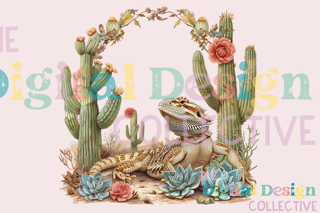 Bearded Dragon Clipart, Bearded Dragon Png, Reptile Clipart, Dragon ...