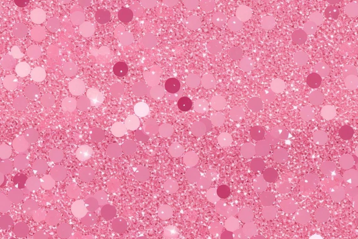 Seamless Pink Glitter Digital Papers Vibrant Repeating Digital Pattern ...