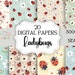 Adorable Ladybug Seamless Patterns - Spring Papers & Summer Fabric ...