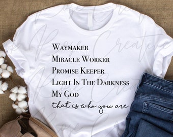 Waymaker Spanish Sublimation Design PNG File Milagroso Christian Sublimation Design Faith PNG ...