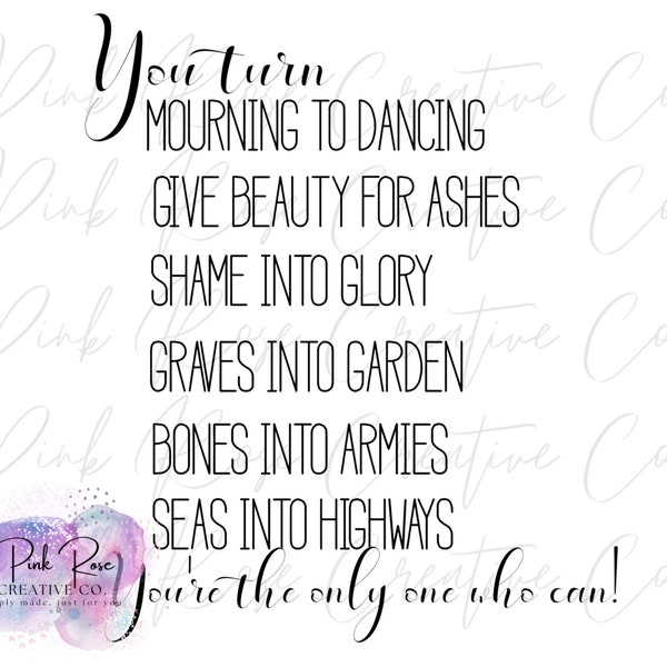 You Turn Graves Into Gardens Svg - Etsy