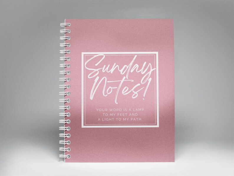 Sunday Notes Journal - Etsy