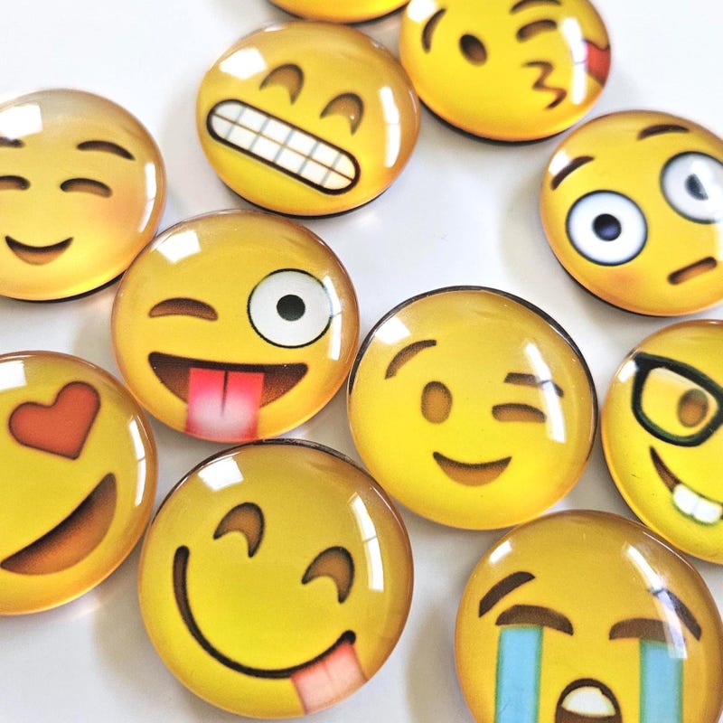 Plastic Emojis - Etsy