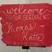 Custom Acrylic Hand-painted Wedding Sign - Etsy