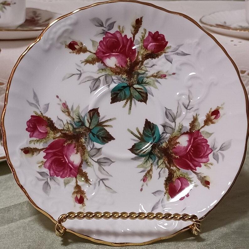 Grandmother's Rose Bone China by Hammersley Member of Spode Group 16 ...