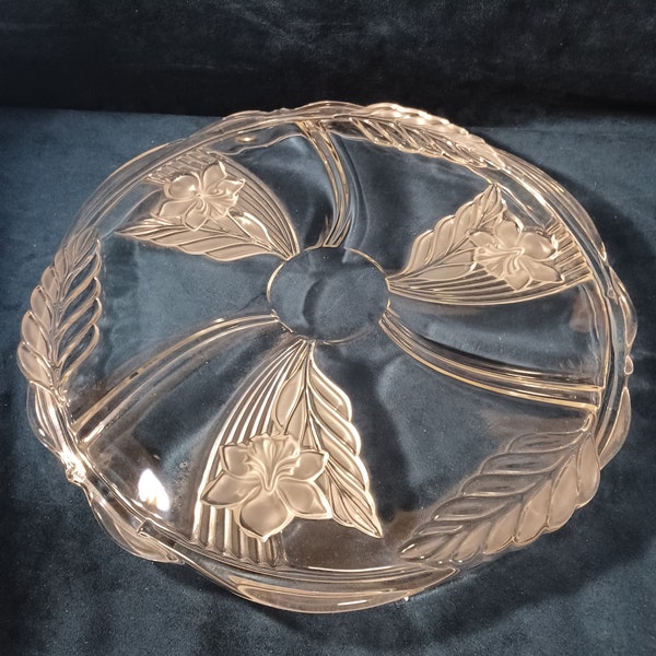 Crystal Serving Platter - Etsy